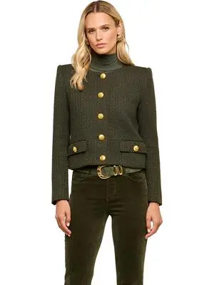 L'AGENCE Zell Tweed Jacket