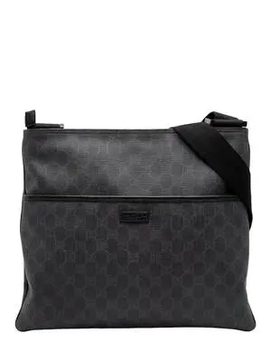 Gucci 2000-2015 Gg Supreme Crossbody Bag - Black