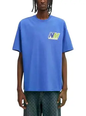 NAPAPIJRI X Martine Rose Logo-print T-shirt - Blue