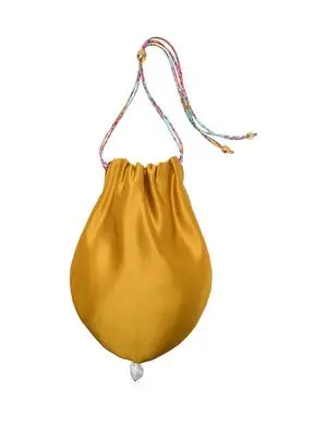 LIZZIE FORTUNATO The Notte Pouch In Goldenrod - Yellow