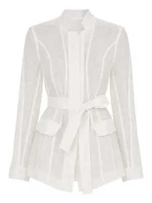 CURATORIA Ambar Linen Gauze Jacket