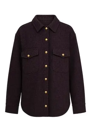 DL1961 Addison Overshirt - Brown