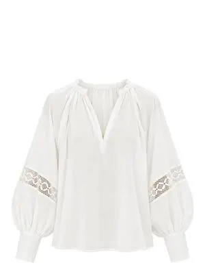 CURATORIA Oasis Randa Cotton Shirt - White