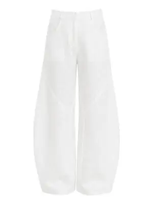 CURATORIA Duna Linen Pants - Ivory