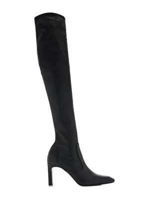 TOTEME Over-the-knee Leather Boots - Black