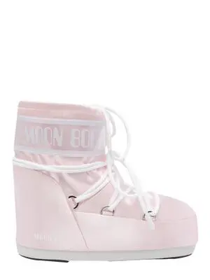 Moon Boot Icon Low Pearly Booties - Pink