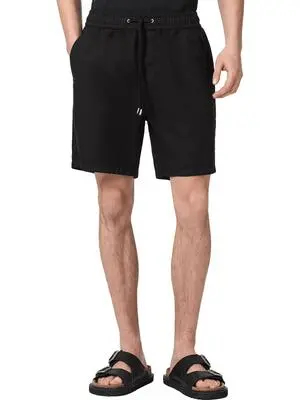 ALLSAINTS Folgate Linen-blend Shorts Black