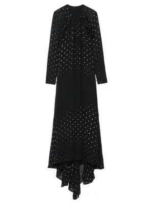 ALLSAINTS Clarisse Polka-dot Silk Maxi Dress - Black