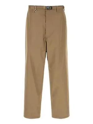 Prada Cappuccino Tech Fabric Pant - Brown