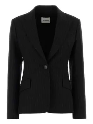 Andamane Embroidered Stretch Cotton Blend Bianca Blazer - Multicolor