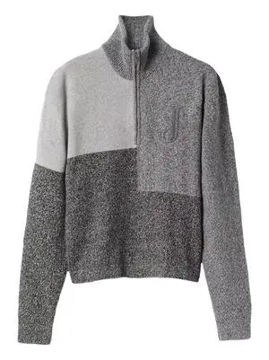Jacquemus The Orlando Trucker With Turtleneck And Zip - Grey