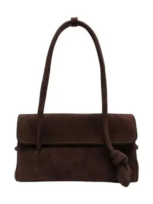 Jacquemus Le Turismo Long In Suede Leather Brown