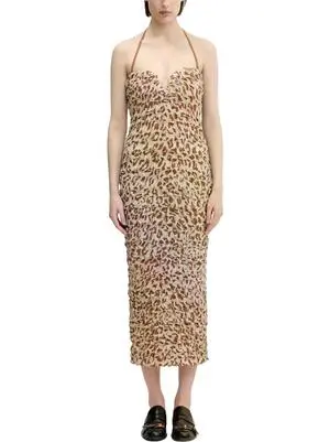 Nanushka Haylen Midi Dress - Neutrals