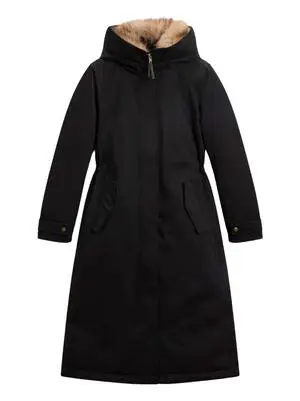WOOLRICH Faux-fur Trim Parka