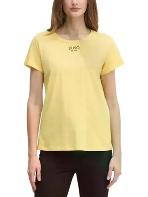 Liu Jo Logo-print T-shirt - Yellow