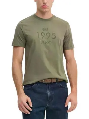 Liu Jo Logo-print Cotton T-shirt - Green