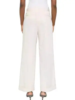 L.B.M. 1911 Turn-up Cuff Trousers - Neutrals