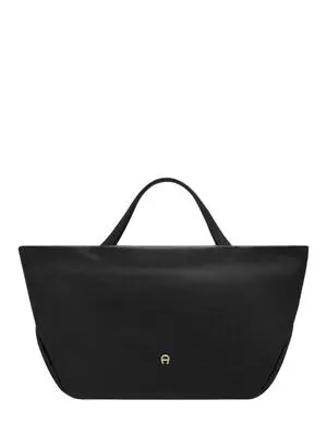 AIGNER Large Paola Leather Tote Bag - Black