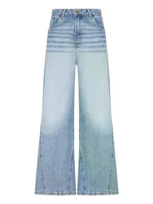 LOIS Faded Slit-detail Jeans