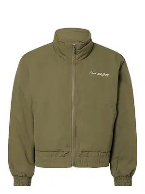 HONOR THE GIFT Script Logo-graphic Woven Puffer Jacket L