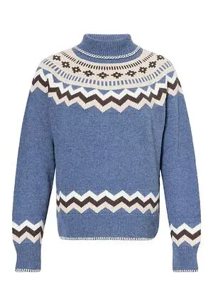 SIEDRES Celeste Patterned Knitted Jumper - Multi