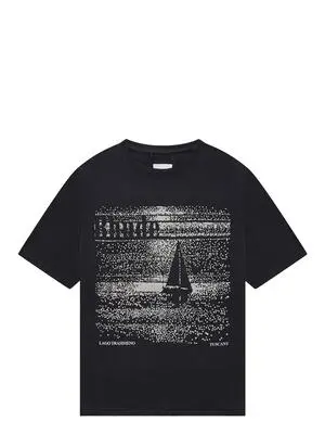 Rhude Lago Trasimeno Tee - Black