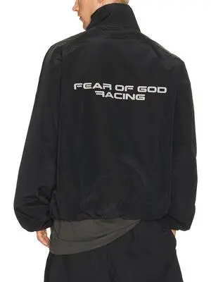 Fear Of God Modern Moto Track Jacket - Black