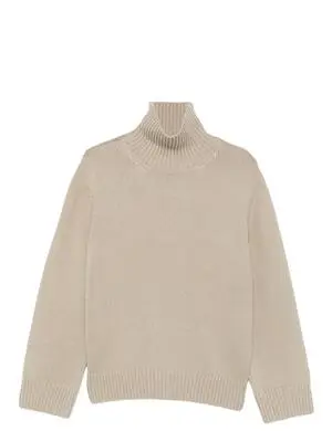 TOTEME Wool Turtle-neck Jumper - Beige