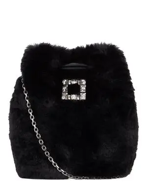 ROGER VIVIER Tres Vivier Aumoniere Fur - Multicolor