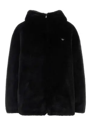 Prada Eco Fur Reversible Jacket - Black
