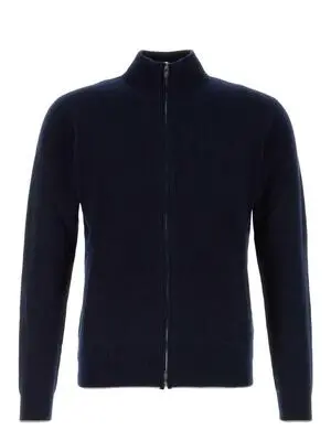 Fedeli Cashmere Cardigan For - Blue