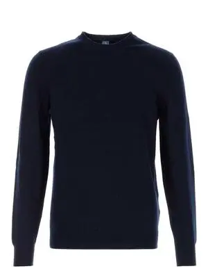 Fedeli Midnight Blue Cashmere Sweater For - Black
