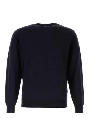 Fedeli Midnight Wool Sweater For - Blue
