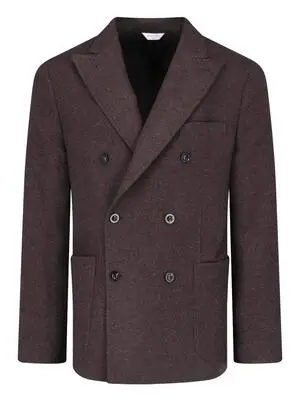 Boglioli Wool-cashmere Tailored Jacket - Brown