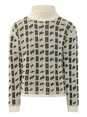 RAKKI Jacquard Pullover Sweater - Bco Ciocc