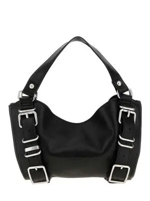DIESEL® Leather D-one Mini Handbag - Black