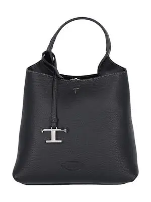 TOD'S Calf Leather Crossbody Bag For - Black