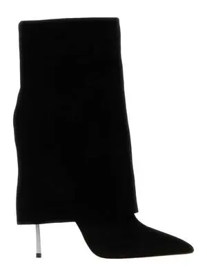 CASADEI Casadei Casual Chic Berlino Suede Ankle Boots With 10 Cm Heel