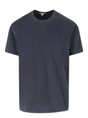 JAMES PERSE 100% Cotton Essential T-shirt - Blue