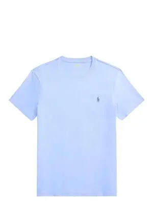 Ralph Lauren Classic Cotton Polo T-shirt For - Light Blue