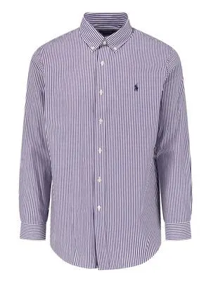 Polo Ralph Lauren Cotton-elastane Polo Shirt - Violet