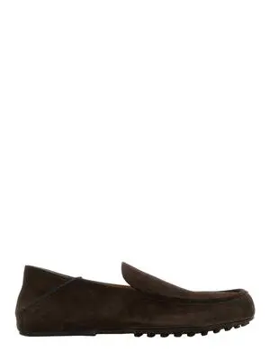 TOD'S Suede Loafers - Brown
