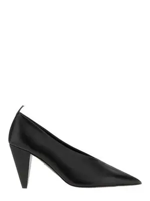 Loewe Loewe Women Black Leather Origami Cubic Pumps Black