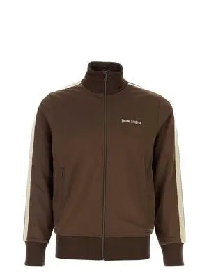 Palm Angels Palm Angels Men Brown Tech Fabric Sweatshirt Brown