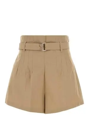 PRADA Prada Women Beige Poplin Shorts