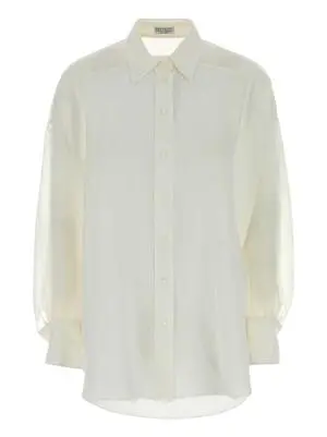 Brunello Cucinelli Silk Shirt - White