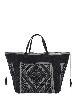 LEDAF Ledaf Embroidered Tote Bag