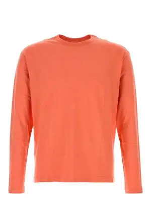 Auralee Cotton-cashmere Blend T-shirt - Orange