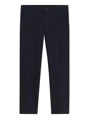 BOSS Chinos In Structured Stretch Cotton - Dark Blue