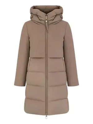 DUNO Ballon X Hooded Quilted Jacket - Brown